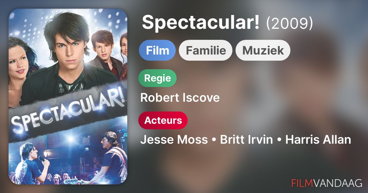 Spectacular! (film, 2009) - FilmVandaag.nl