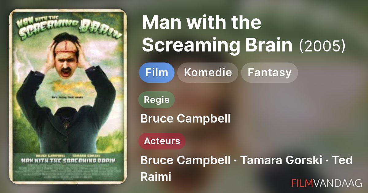 Man with the Screaming Brain (film, 2005) - FilmVandaag.nl