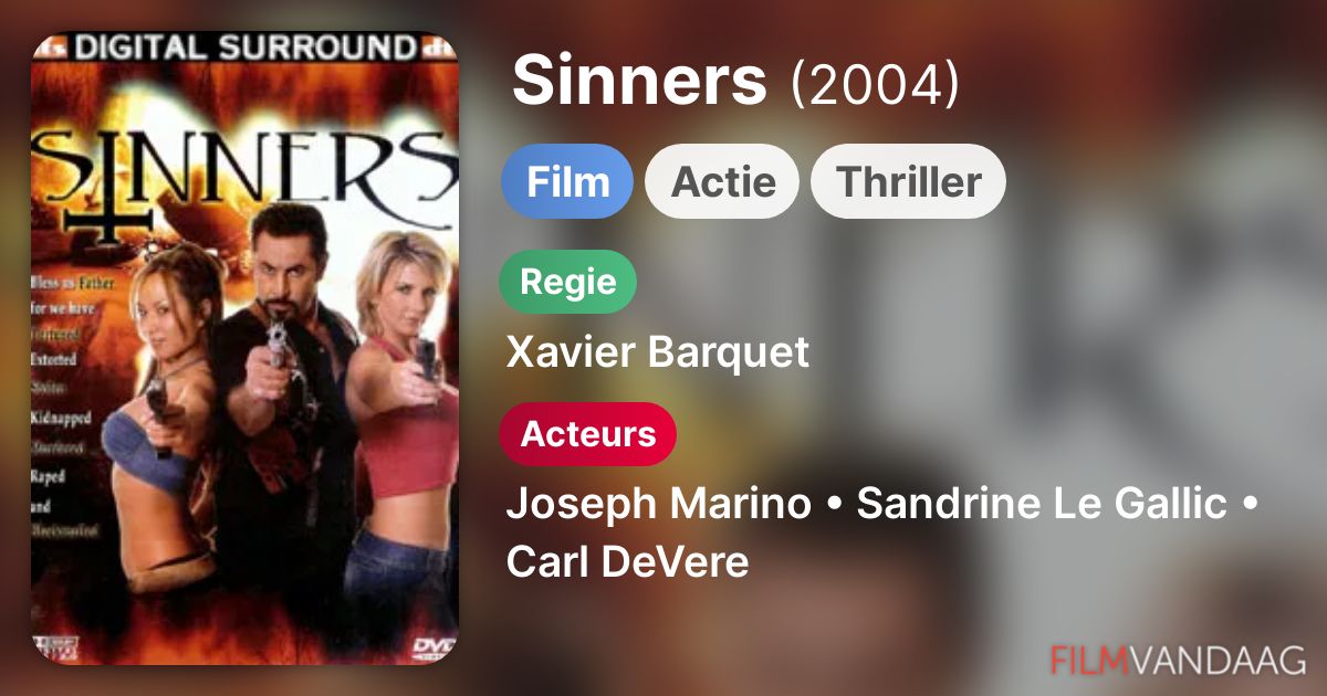 Sinners (film, 2004) - FilmVandaag.nl