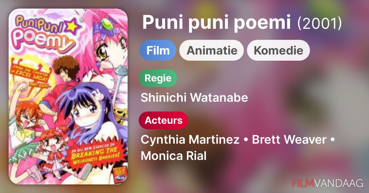 Puni puni poemi (film, 2001) - FilmVandaag.nl