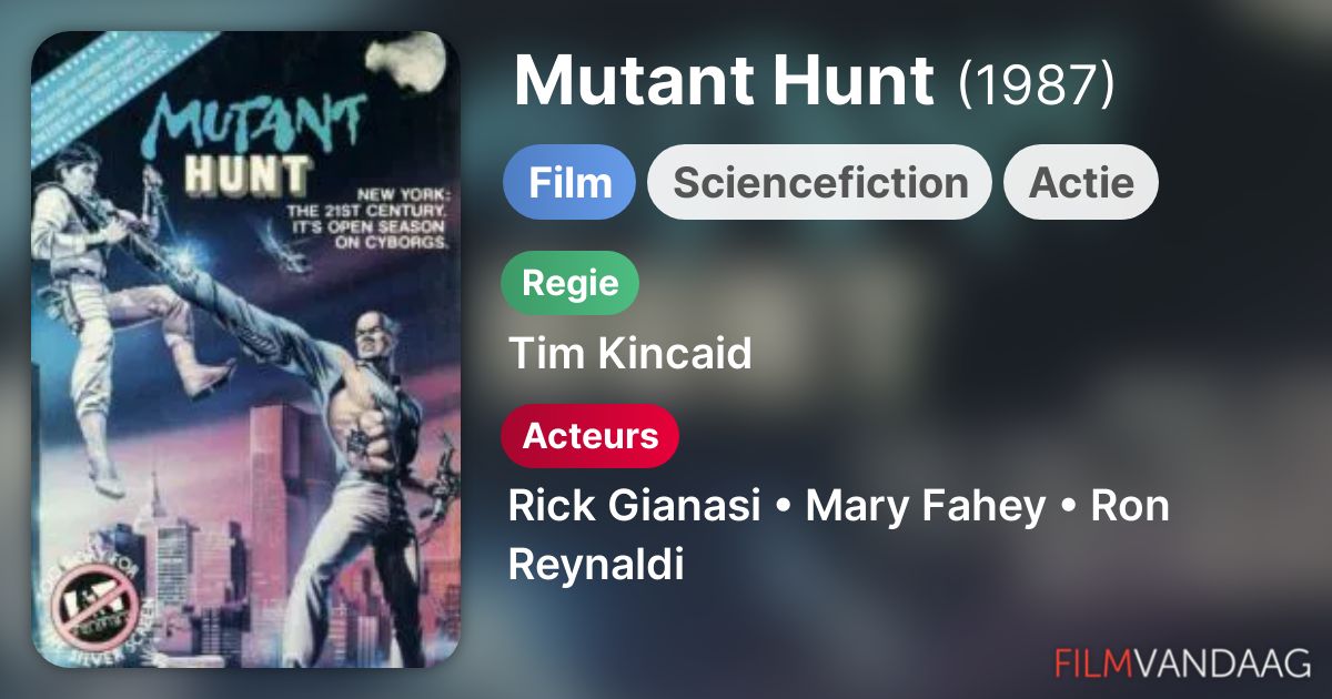 Mutant Hunt (film, 1987) - FilmVandaag.nl