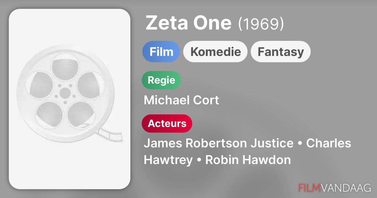 Zeta One (film, 1969) - FilmVandaag.nl