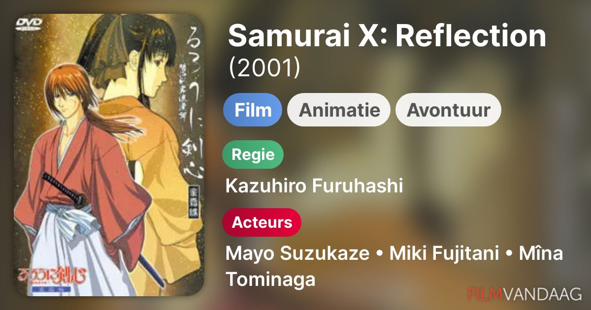 Samurai X: Reflection (film, 2001) - FilmVandaag.nl