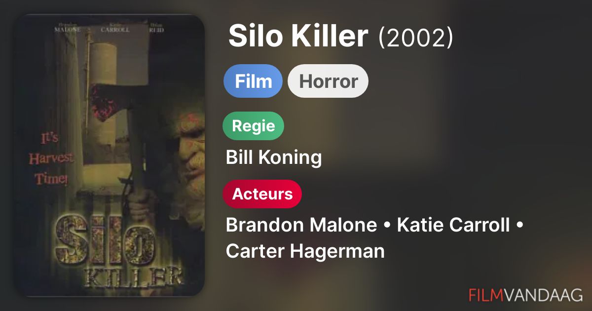 Silo Killer (film, 2002) - FilmVandaag.nl