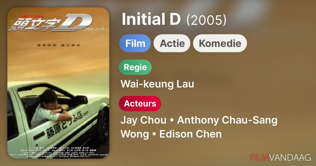 Initial D (film, 2005) - FilmVandaag.nl
