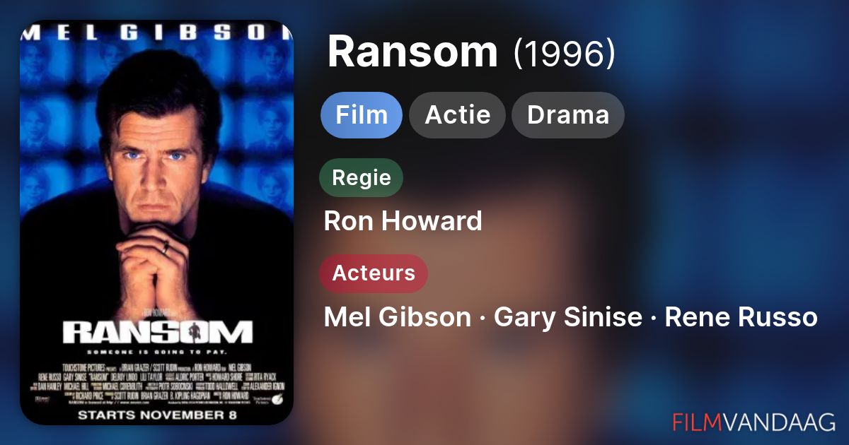 Ransom (film, 1996) - FilmVandaag.nl