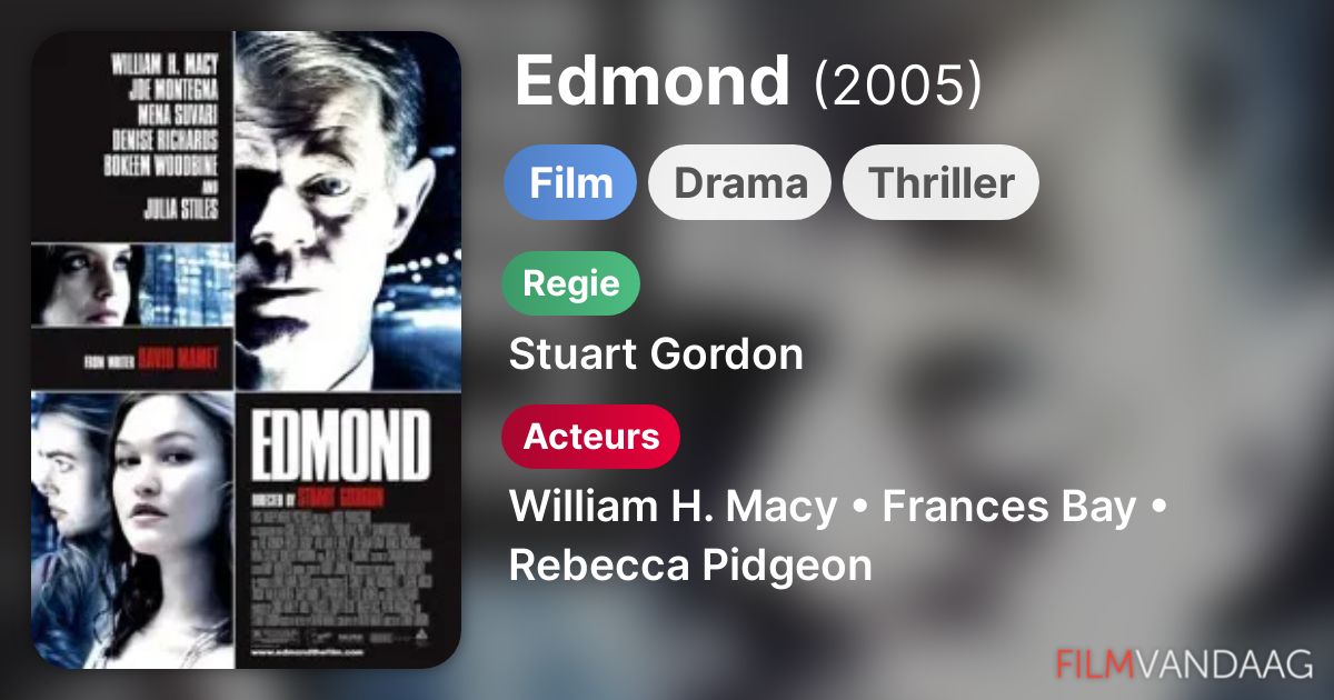 Edmond (film, 2005) - FilmVandaag.nl