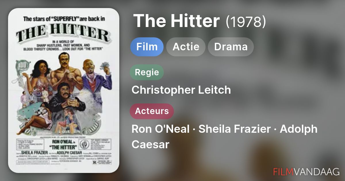 The Hitter (film, 1978) - FilmVandaag.nl
