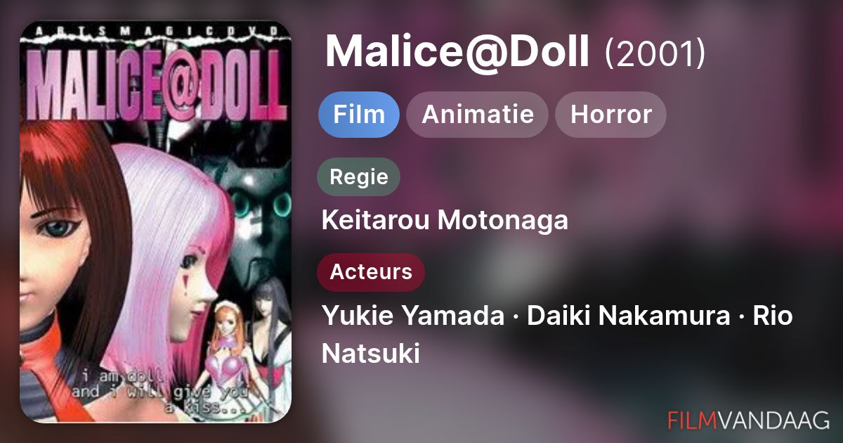 Malice@Doll (film, 2001) - FilmVandaag.nl