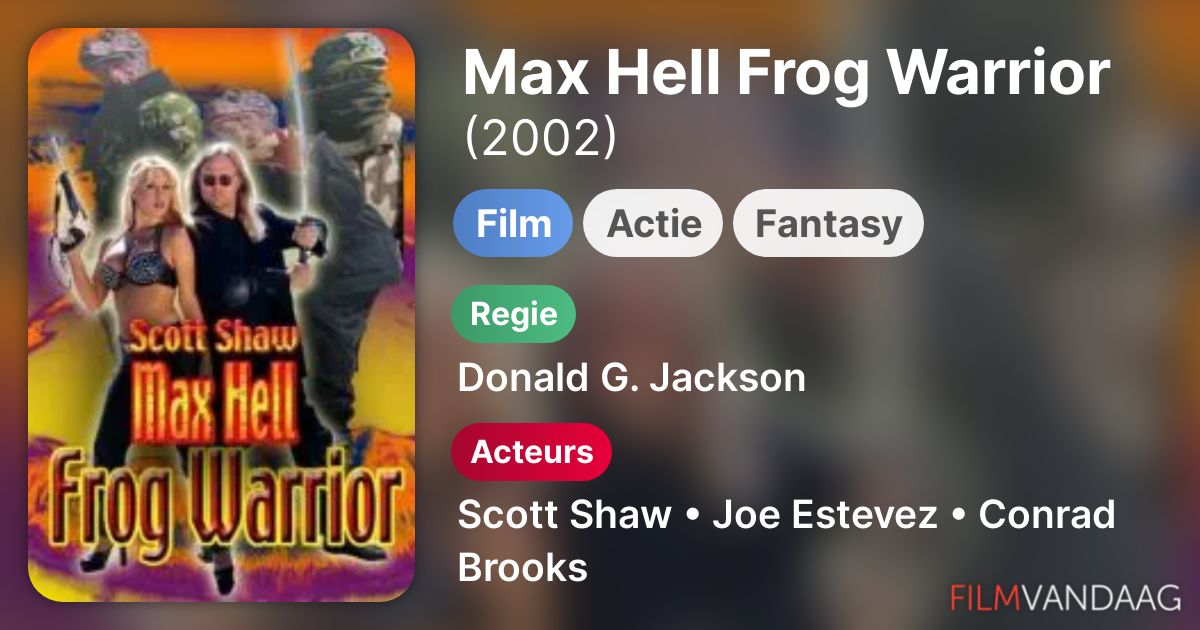 Max Hell Frog Warrior (film, 2002) - FilmVandaag.nl