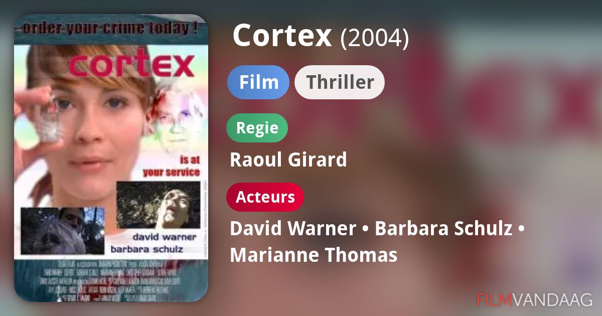 Cortex (film, 2004) - FilmVandaag.nl