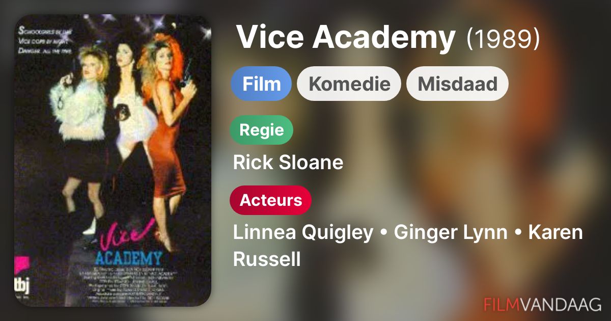 Vice Academy (film, 1989) - FilmVandaag.nl