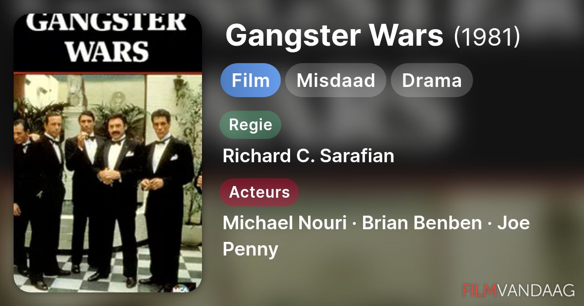 Gangster Wars (film, 1981) - FilmVandaag.nl