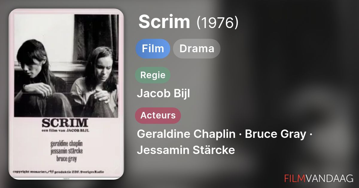 Scrim (film, 1976) - FilmVandaag.nl