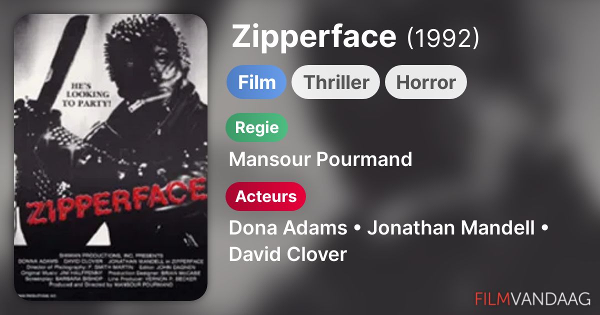Zipperface (film, 1992) - FilmVandaag.nl