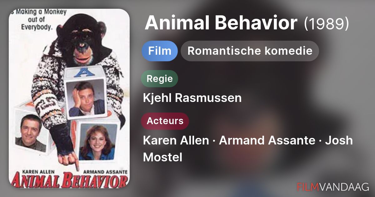 Animal Behavior (film, 1989) - FilmVandaag.nl
