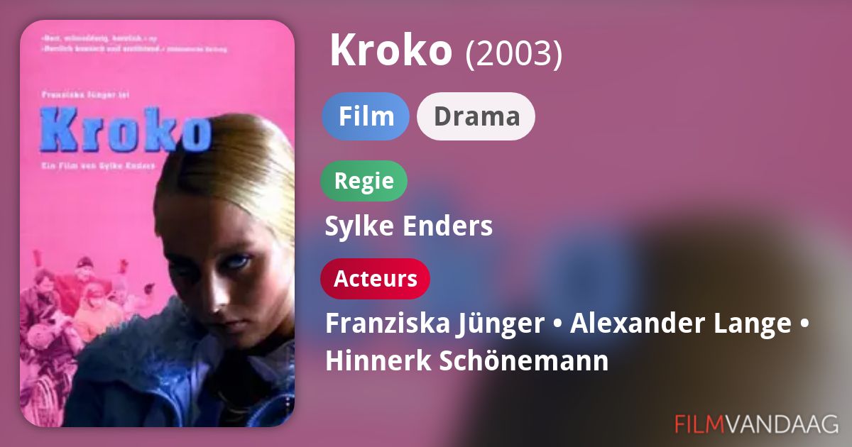 Kroko (film, 2003) - FilmVandaag.nl