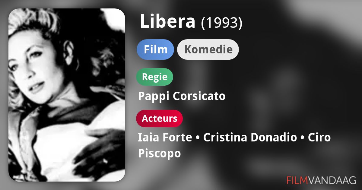 Libera (film, 1993) - FilmVandaag.nl