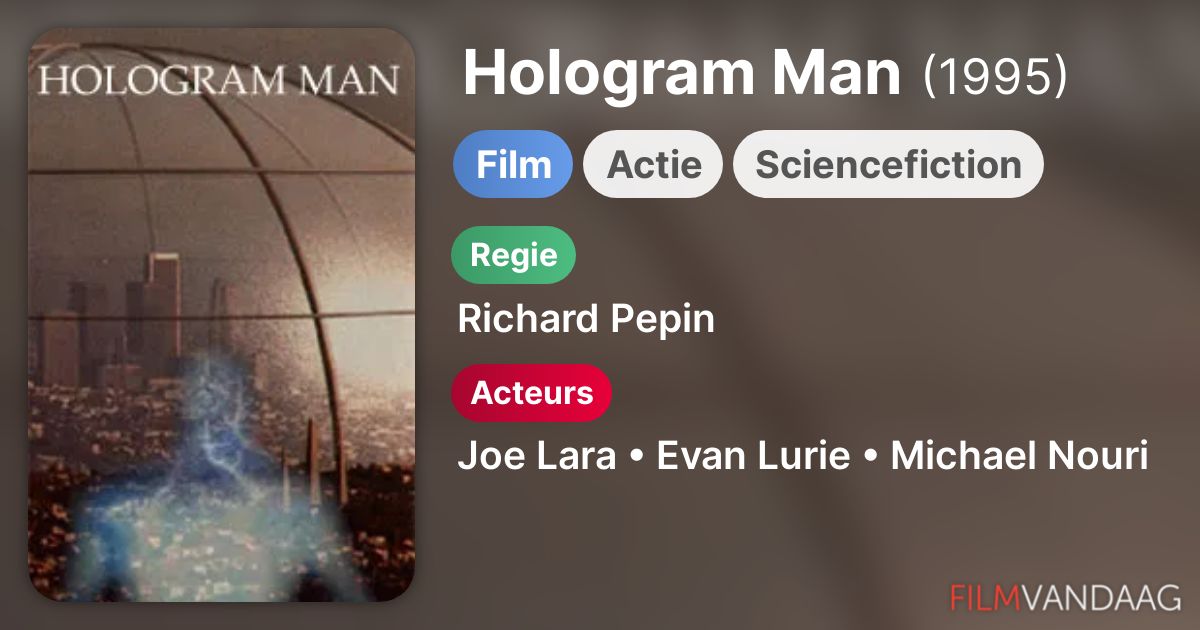 Hologram Man (film, 1995) - FilmVandaag.nl