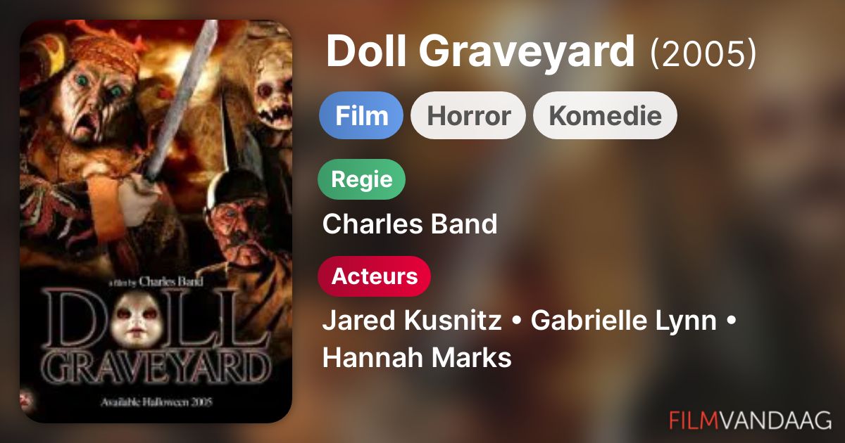 Doll Graveyard (film, 2005) - FilmVandaag.nl