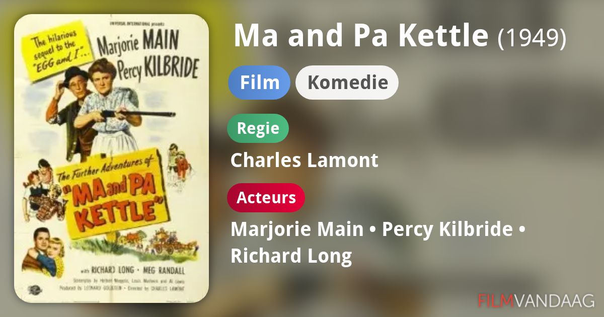 Ma and Pa Kettle (film, 1949) - FilmVandaag.nl