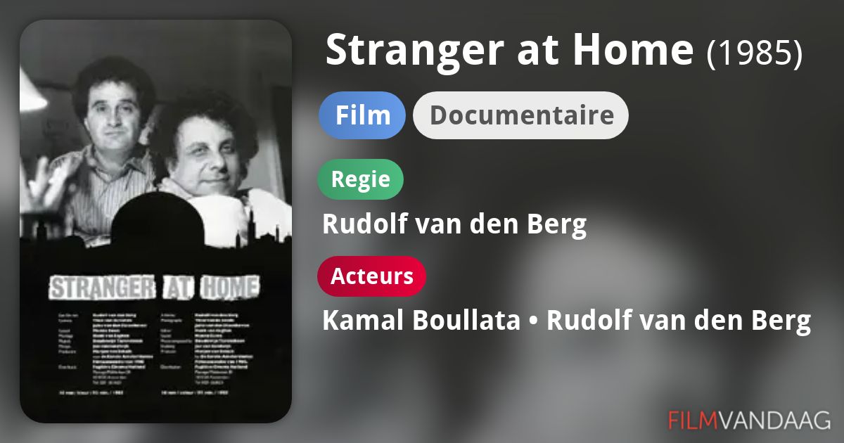 Stranger at Home (film, 1985) - FilmVandaag.nl