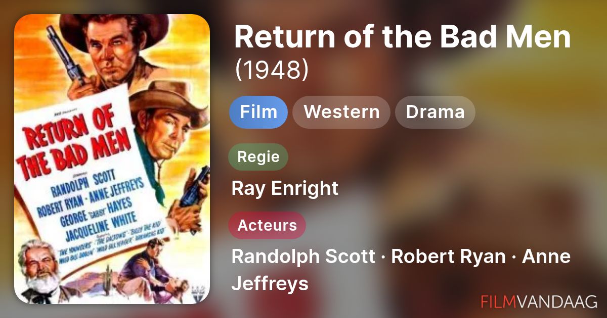 Return of the Bad Men (film, 1948) - FilmVandaag.nl