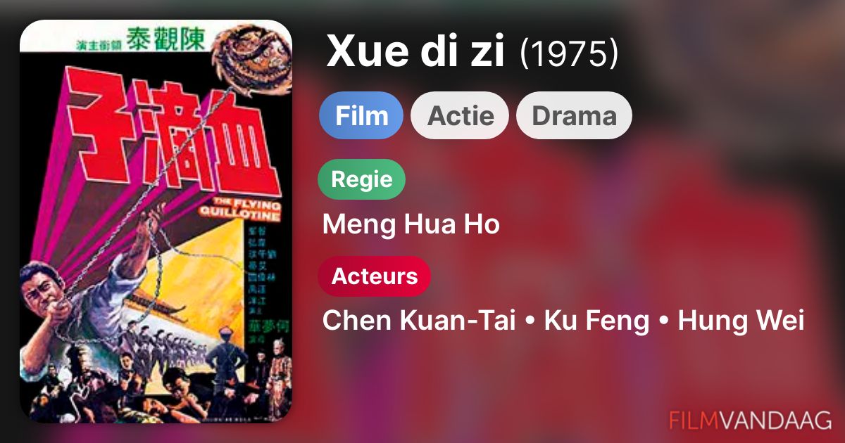 Xue di zi (film, 1974) - FilmVandaag.nl