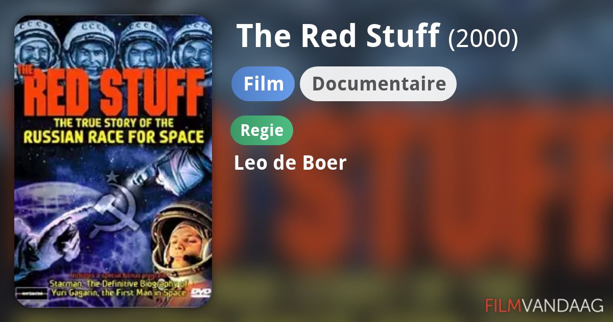 The Red Stuff (film, 2000) - FilmVandaag.nl