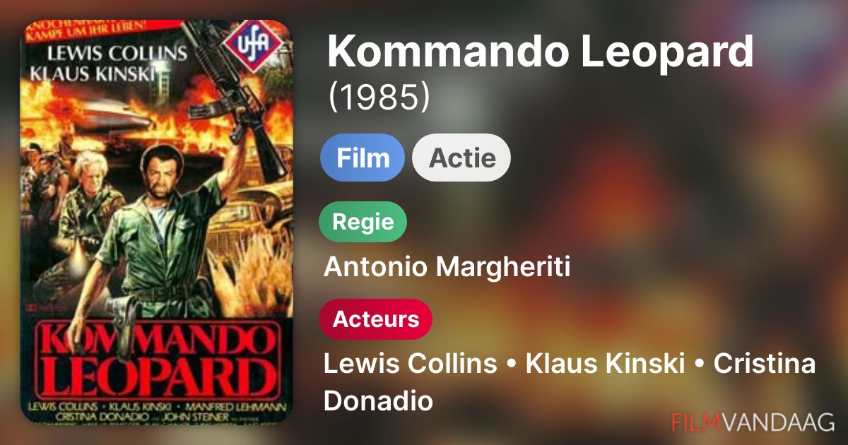Kommando Leopard (film, 1985) - FilmVandaag.nl