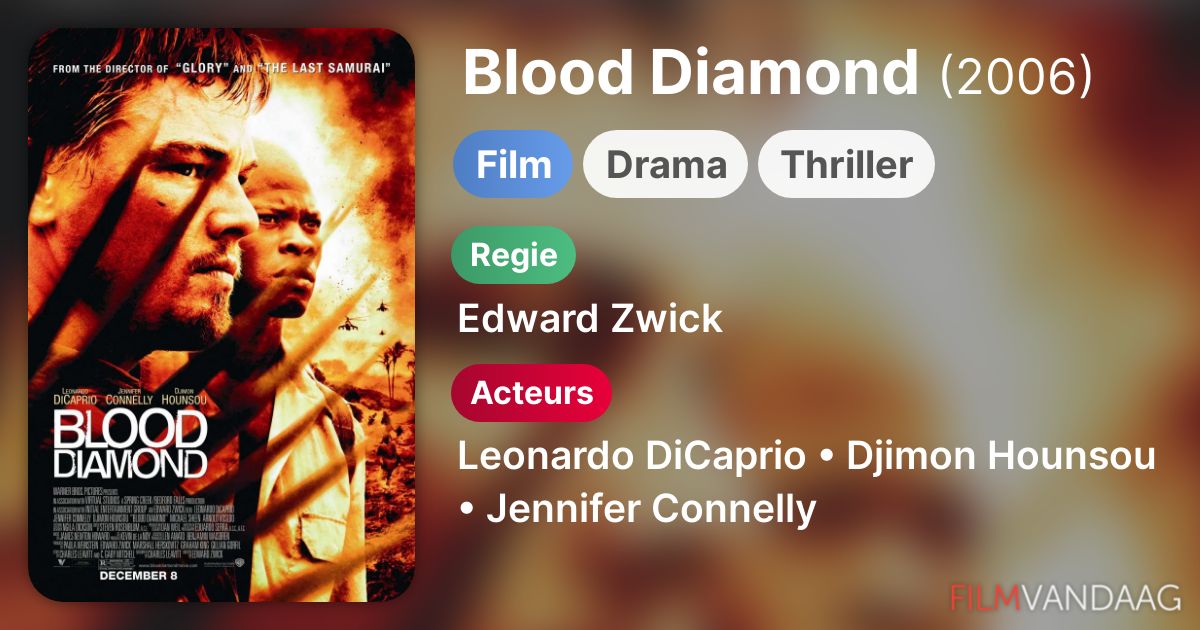 Blood Diamond (film, 2006) - FilmVandaag.nl