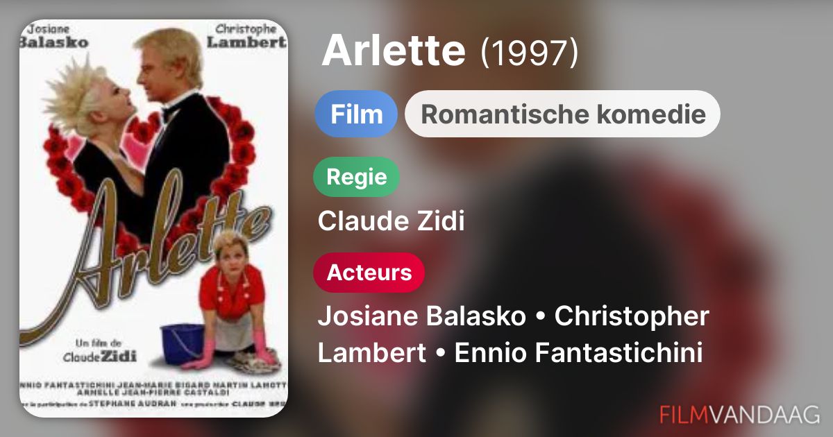Arlette (film, 1997) - FilmVandaag.nl