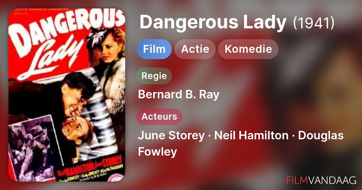 Dangerous Lady (film, 1941) - FilmVandaag.nl