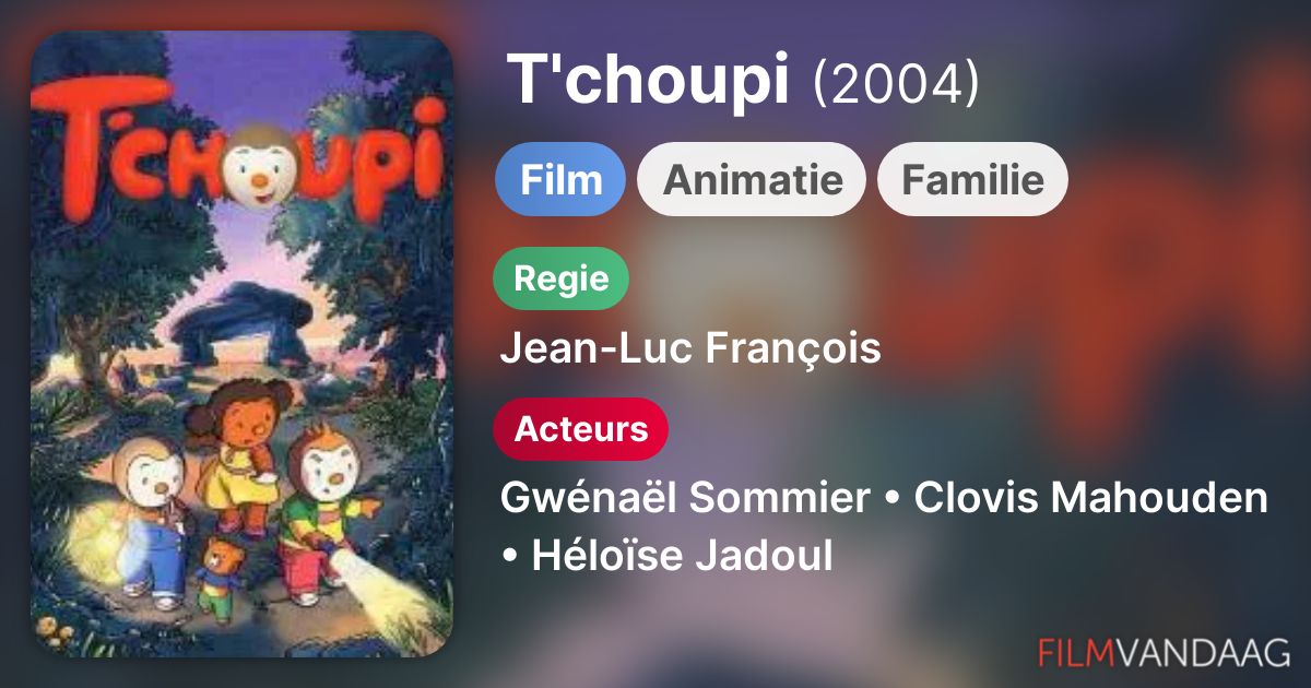 T'choupi (film, 2004) - FilmVandaag.nl