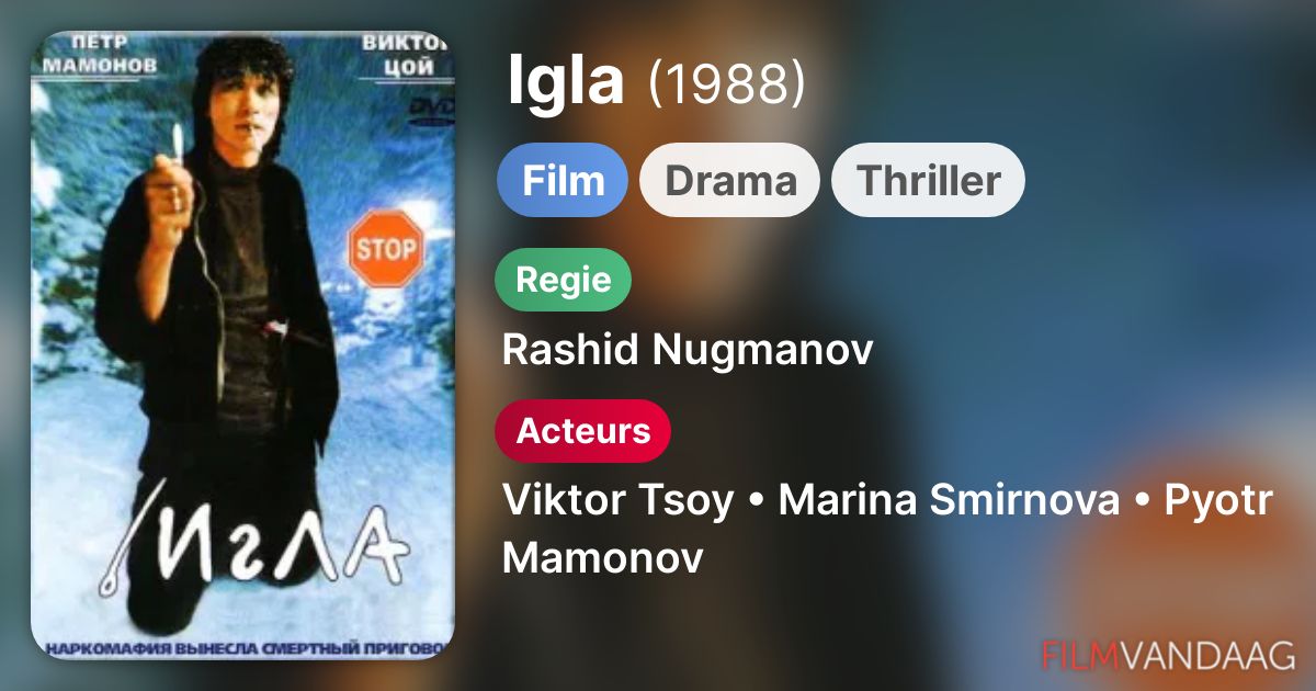 Igla (film, 1988) - FilmVandaag.nl