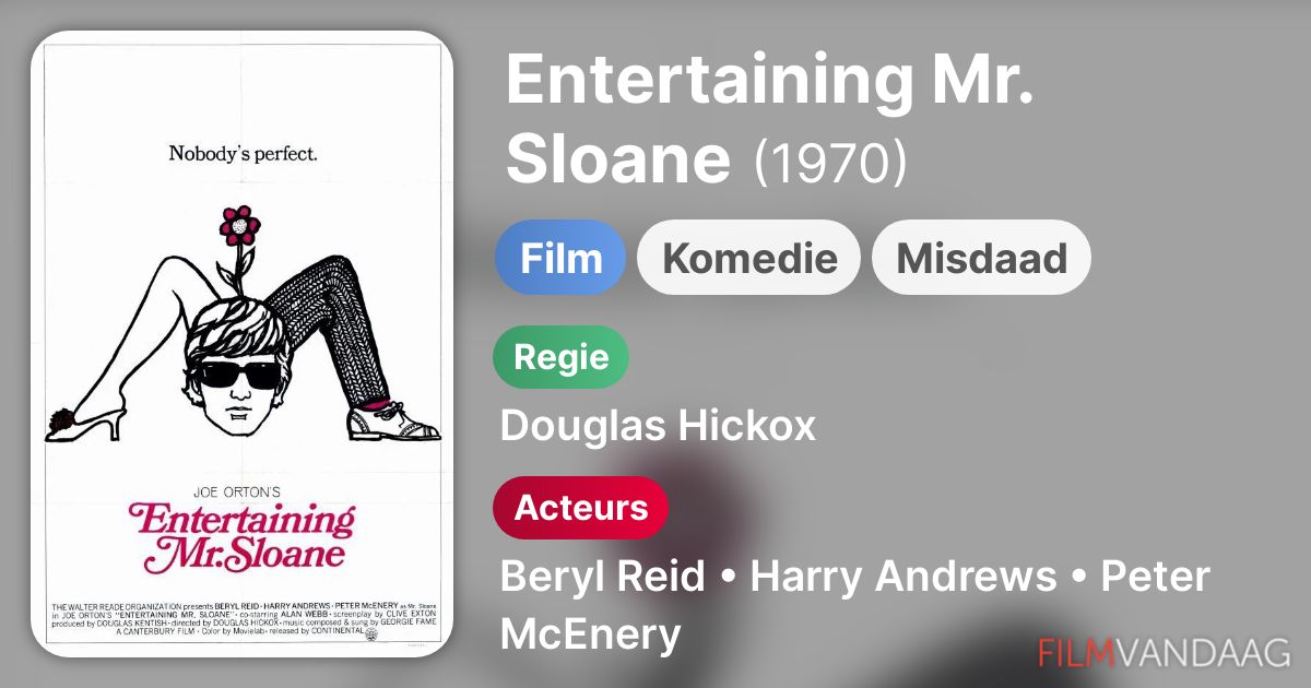 Entertaining Mr. Sloane (film, 1970) - FilmVandaag.nl