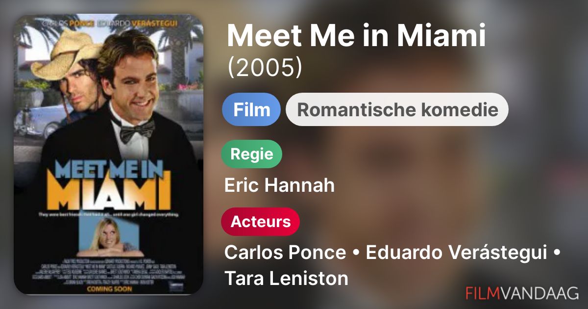 Meet Me in Miami (film, 2005) - FilmVandaag.nl