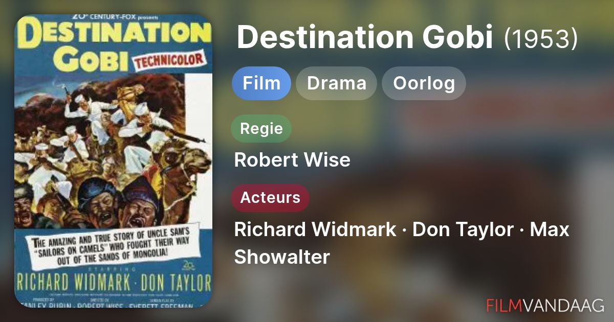Destination Gobi (film, 1953) - FilmVandaag.nl