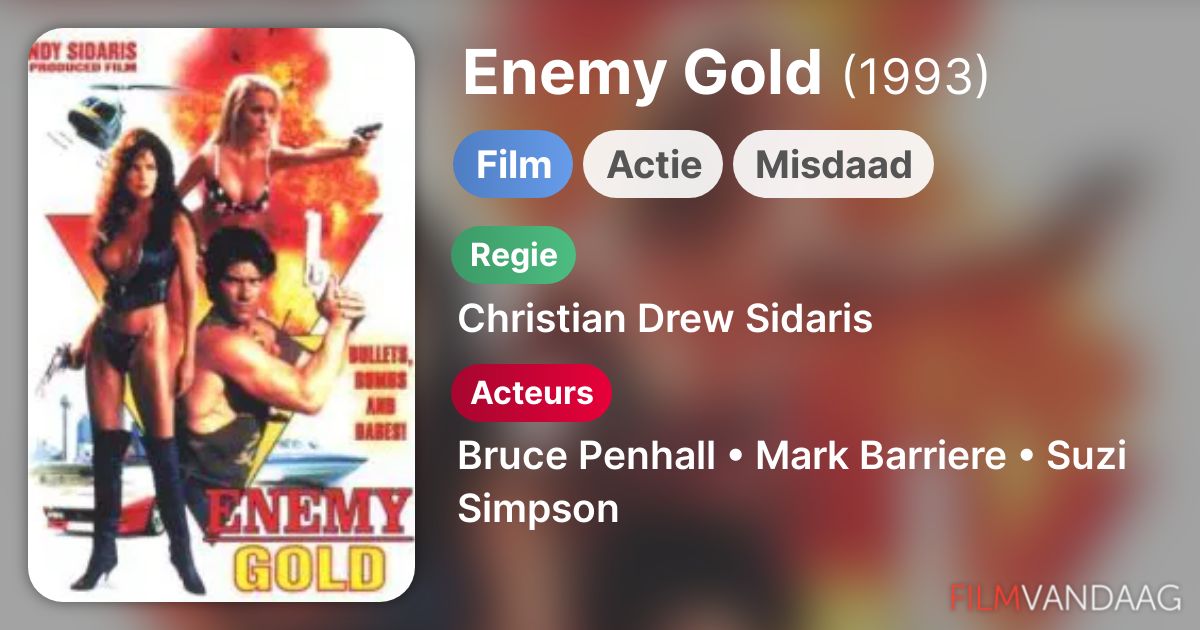 Enemy Gold (film, 1993) - FilmVandaag.nl