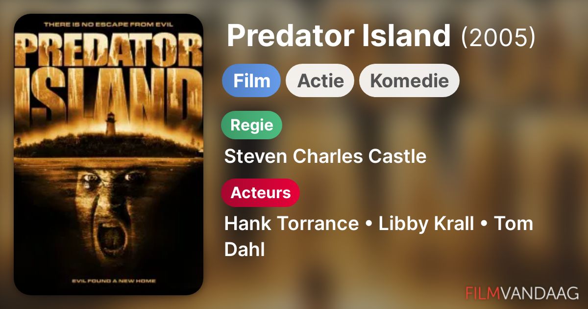Predator Island (film, 2005) - FilmVandaag.nl