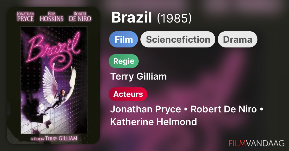 Brazil (film, 1985) - FilmVandaag.nl
