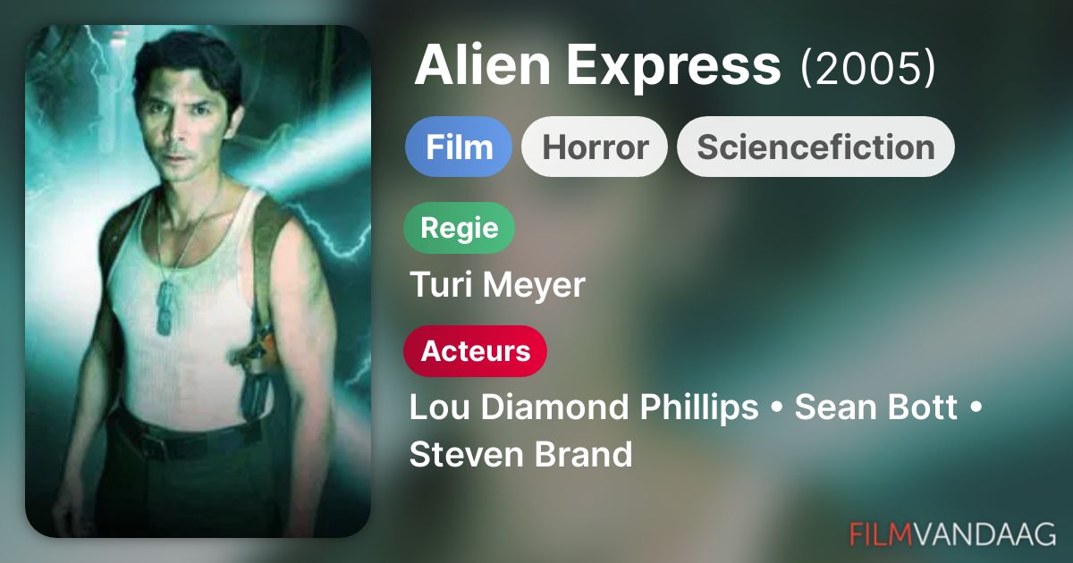 Alien Express (film, 2005) - FilmVandaag.nl