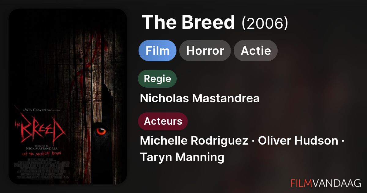 The Breed (film, 2006) - FilmVandaag.nl