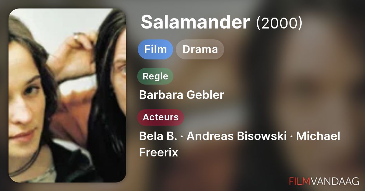 Salamander (film, 2000) - FilmVandaag.nl