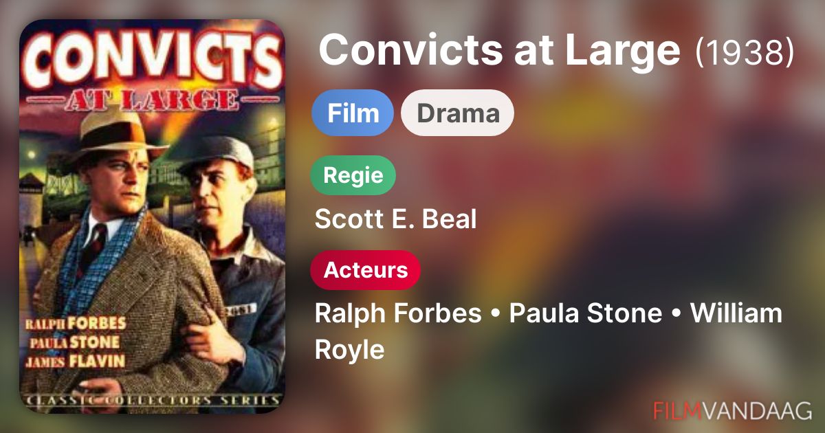 Convicts at Large (film, 1958) - FilmVandaag.nl