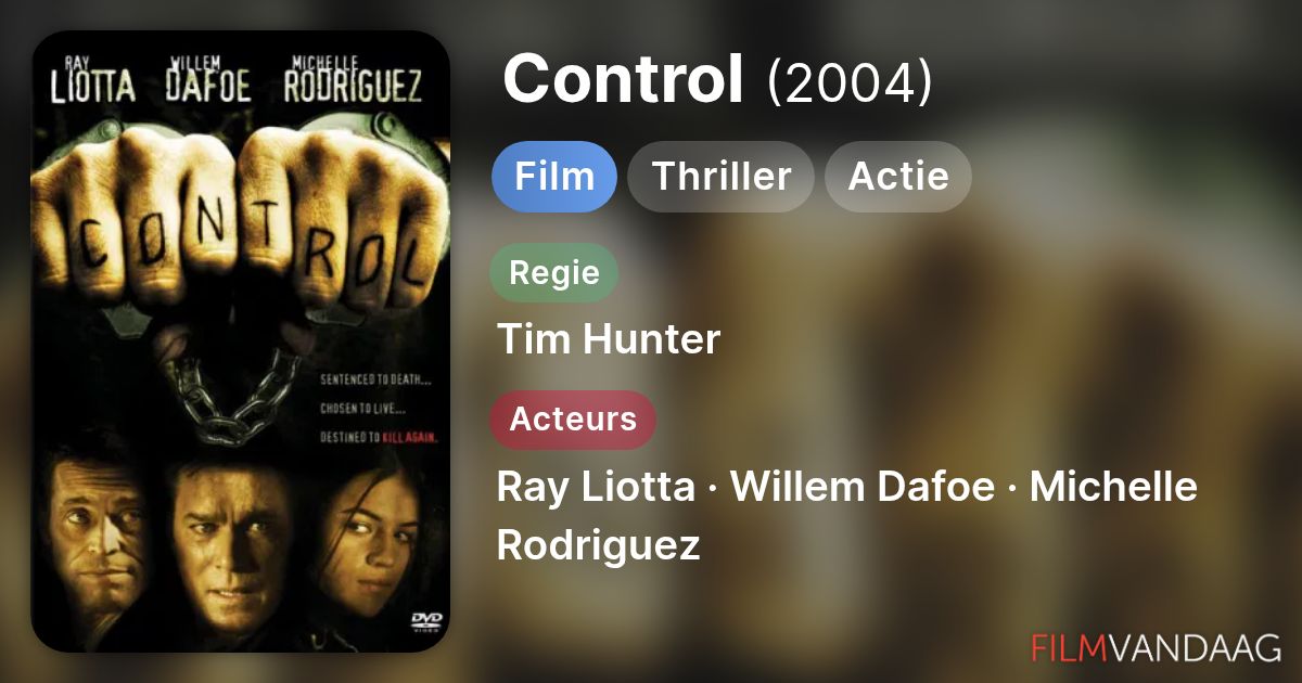 Control (film, 2004) - FilmVandaag.nl