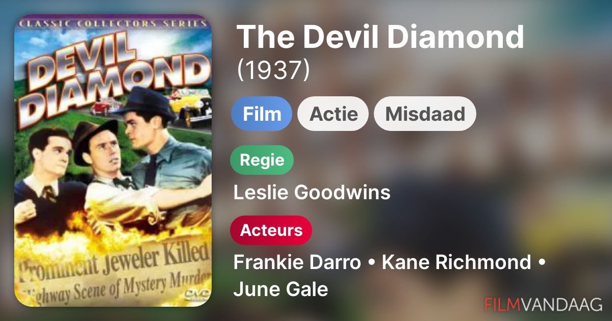 The Devil Diamond (film, 1937) - FilmVandaag.nl