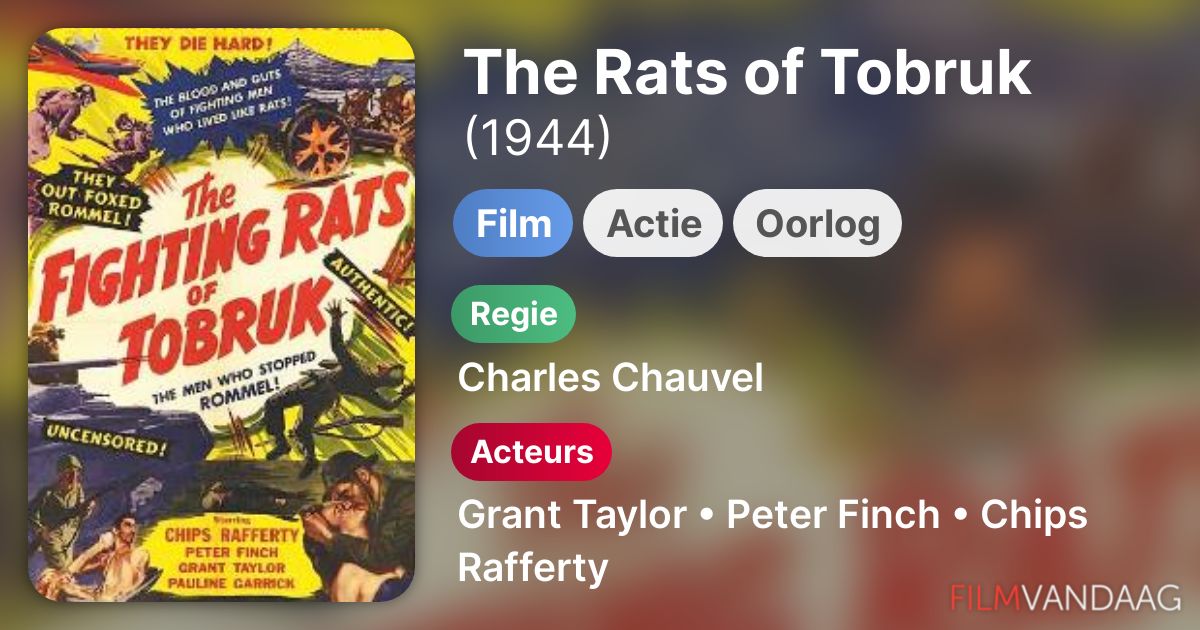The Rats of Tobruk (film, 1944) - FilmVandaag.nl