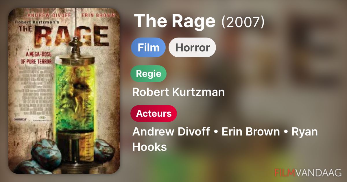 The Rage (film, 2007) - FilmVandaag.nl