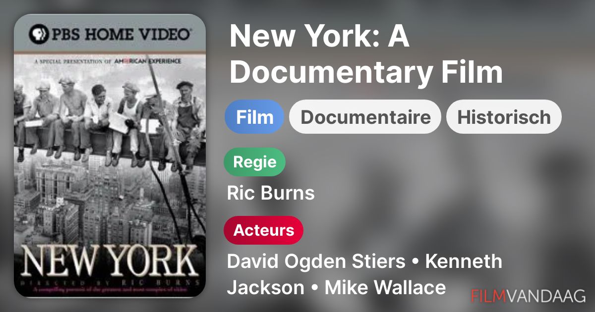 New York: A Documentary Film (film, 1999) - FilmVandaag.nl